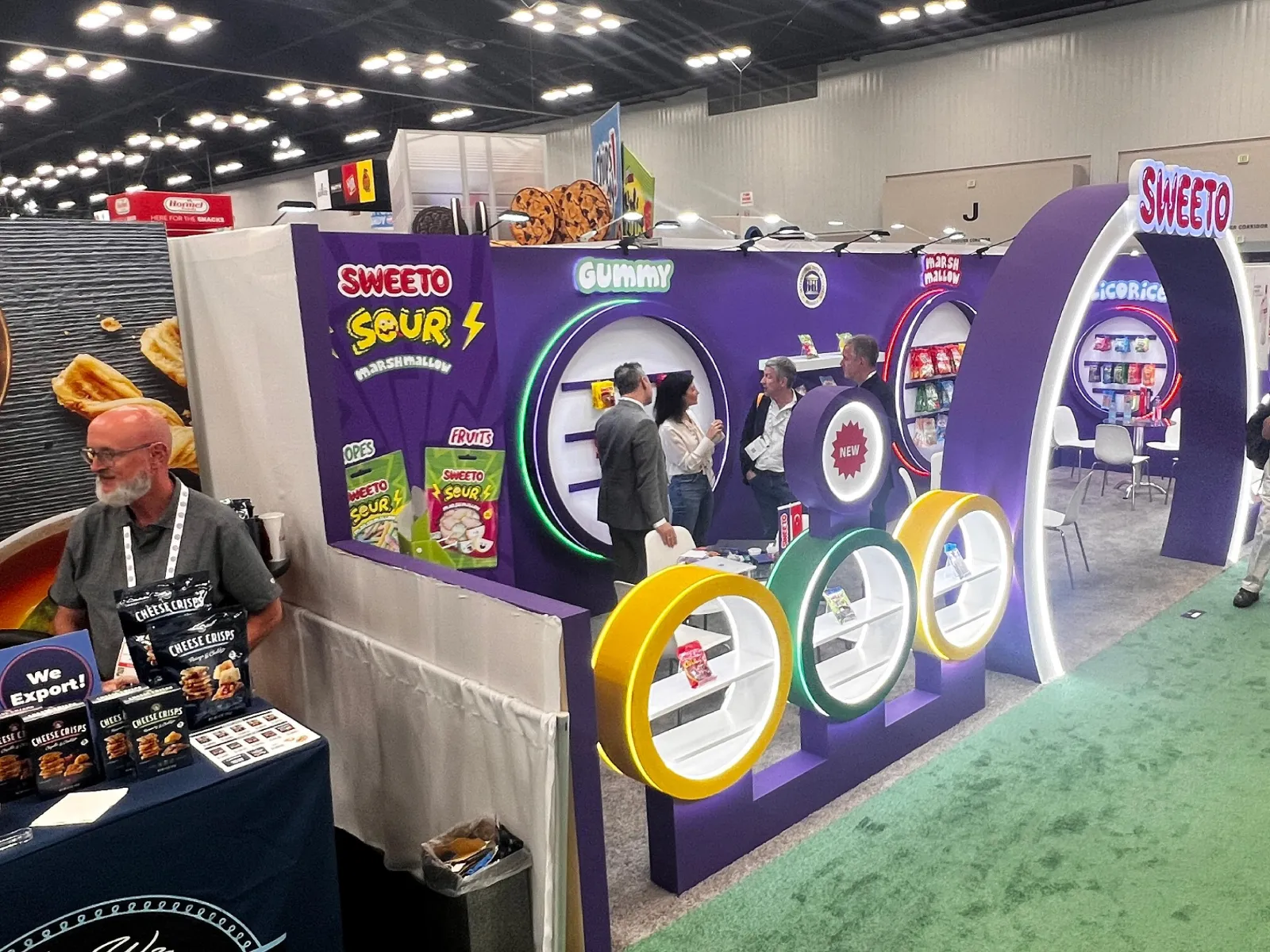 Sweets & Snacks booth rental – Premium Opportunities